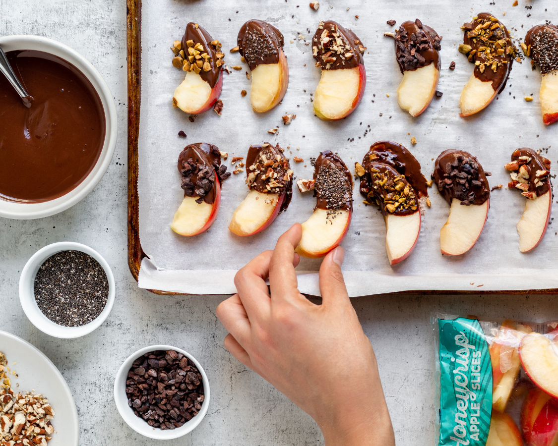 Chocolate-Dipped Apple Slices – Crunch Pak Chocolate-Dipped Apple Slices – Crunch Pak
