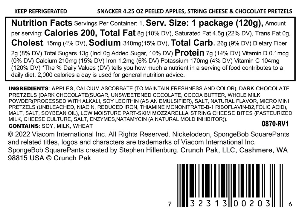 SpongeBob Snacker – Crunch Pak
